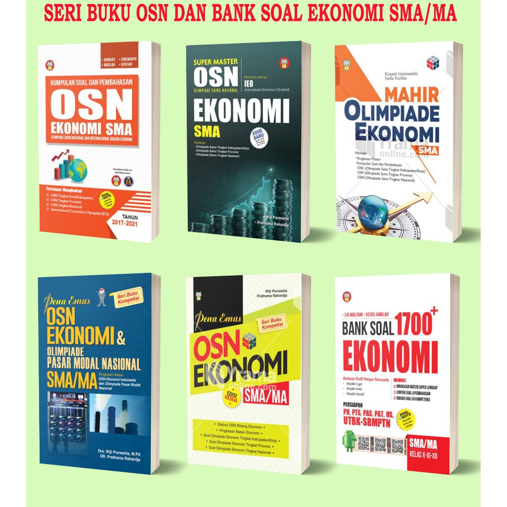 Jual Buku OSN/KSN Ekonomi SMA/Bank Soal Ekonomi | Shopee Indonesia