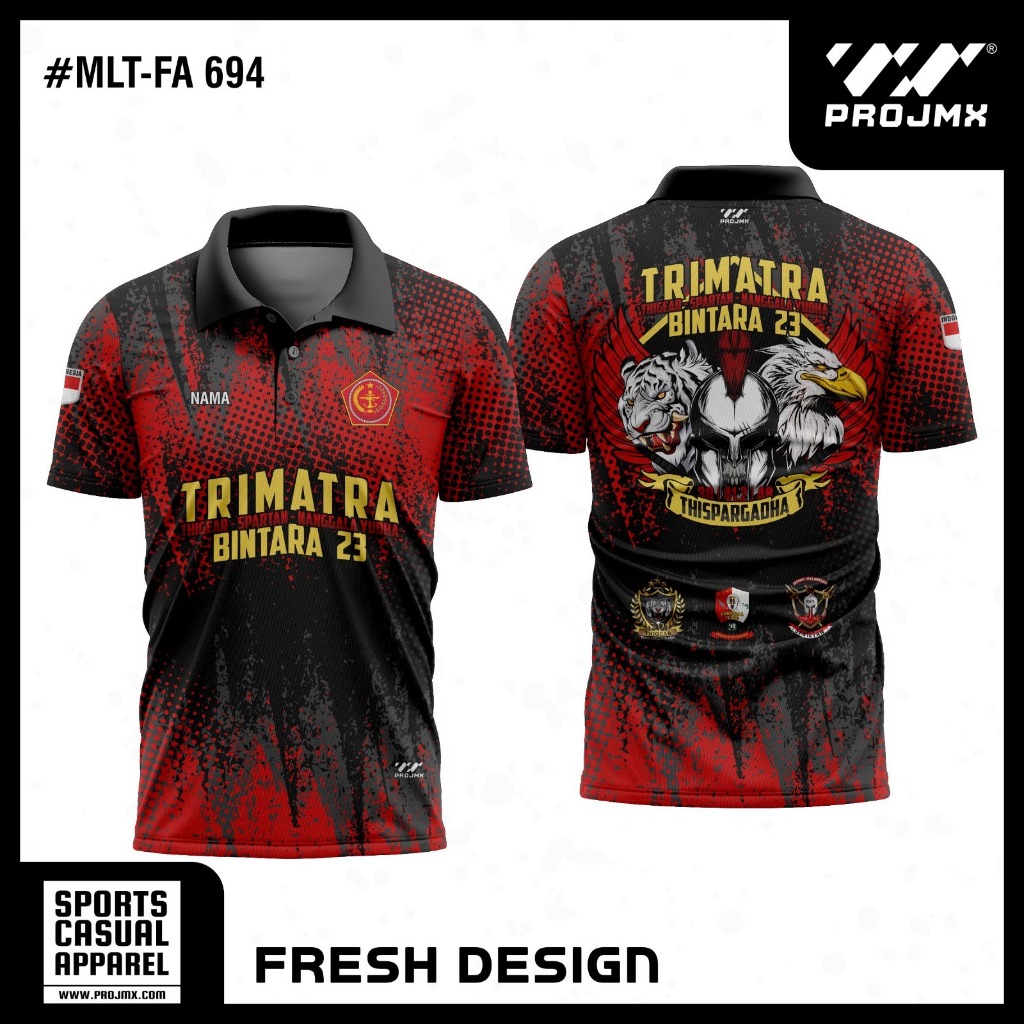 Jual PROJMX - KAOS JERSEY MILITER TRIMATRA 23 ( BISA CUSTOM ) | Shopee ...