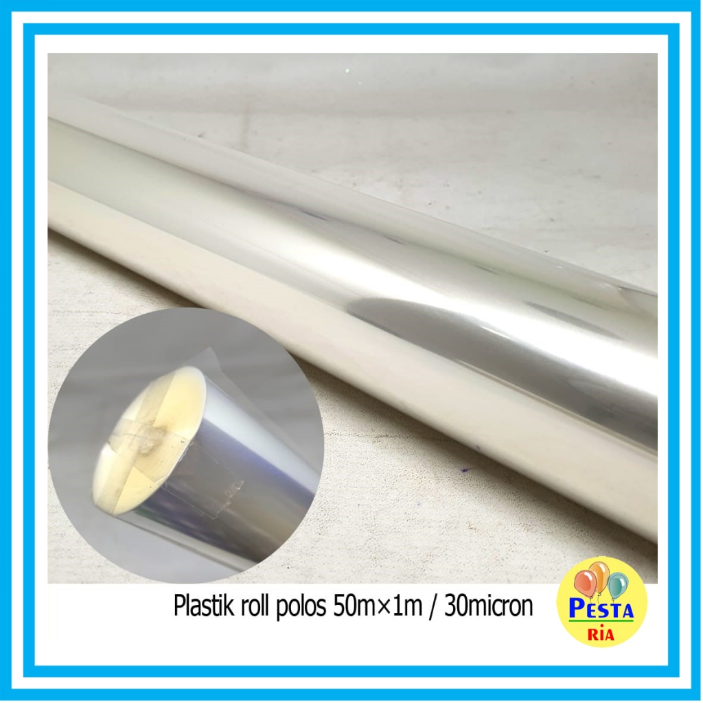 Jual Murah!! Plastik OPP 50 Meter / Plastik OPP Bening / Plastik OPP ...