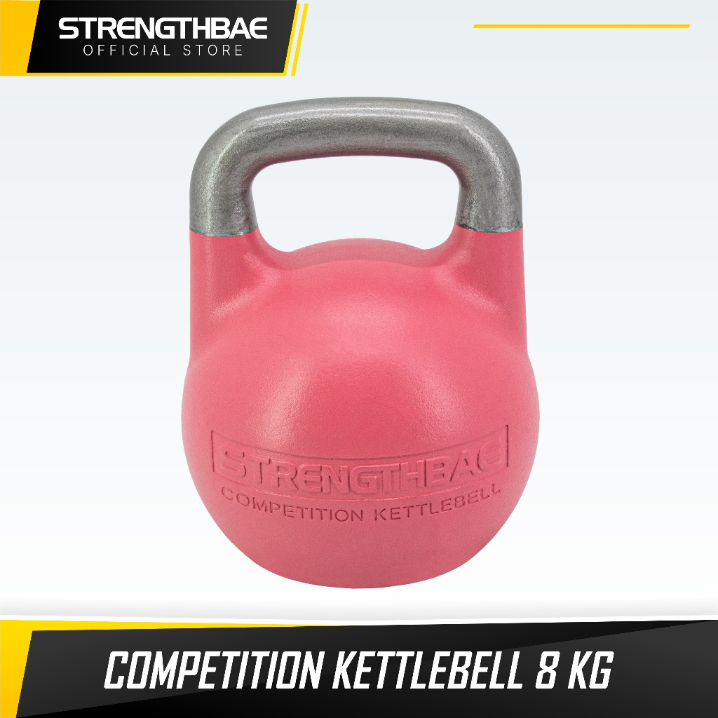 Jual Competition Kettlebell 8kg STRENGTHBAE Hollow Body Kettle Bell ...