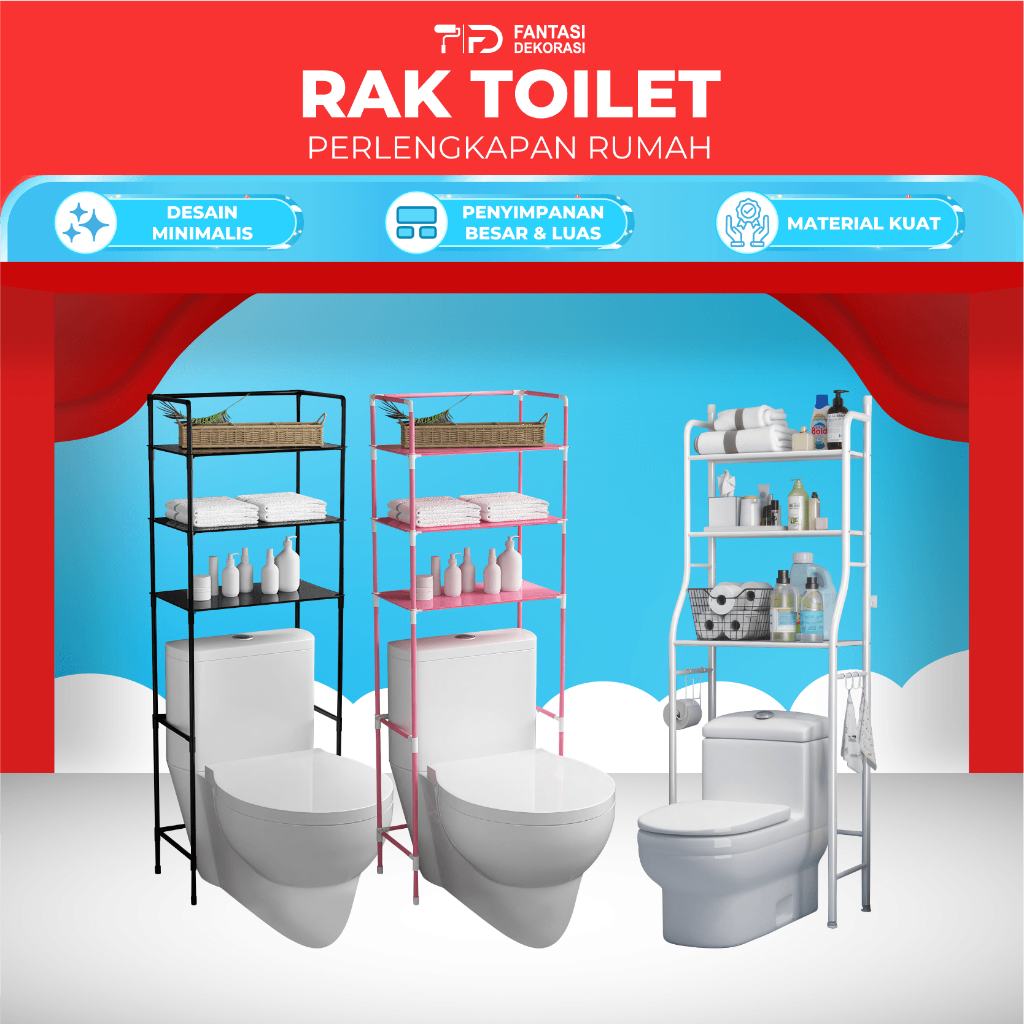 Jual Rak Toilet Rak Wc Rak Handuk Sabun Rak Kloset Rak kamar mandi ...