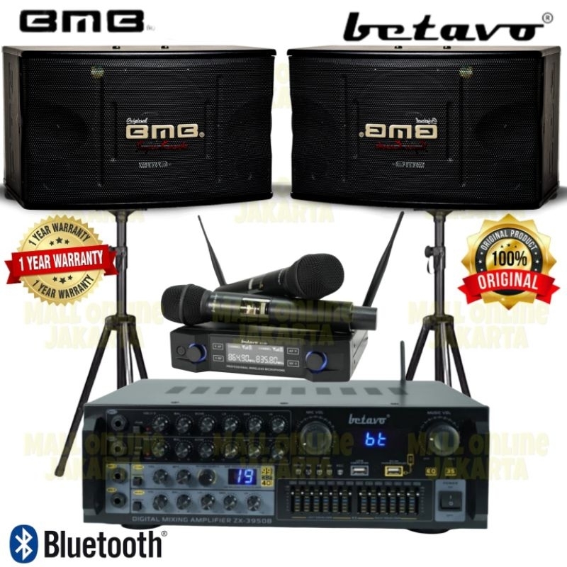 Jual Paket karaoke bmb 10 inch sound system rumahan power ampli Betavo ...