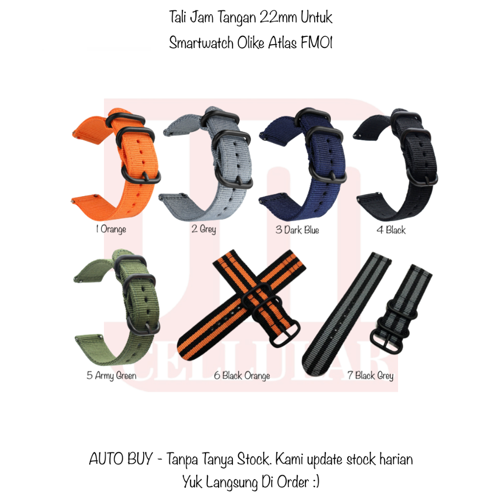 Jual STT 22mm Strap Smartwatch Olike Atlas FM01 - Tali Jam Tangan Zulu ... Jual STT 22mm Strap Smartwatch Olike Atlas FM01 - Tali Jam Tangan Zulu ...