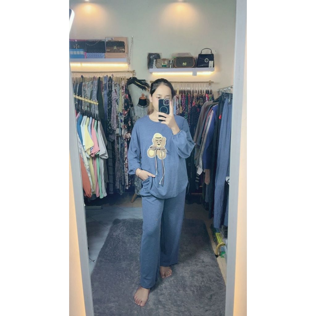 Jual Oneset Setcel Knit Premium THERESIA By BeneVa | Shopee Indonesia