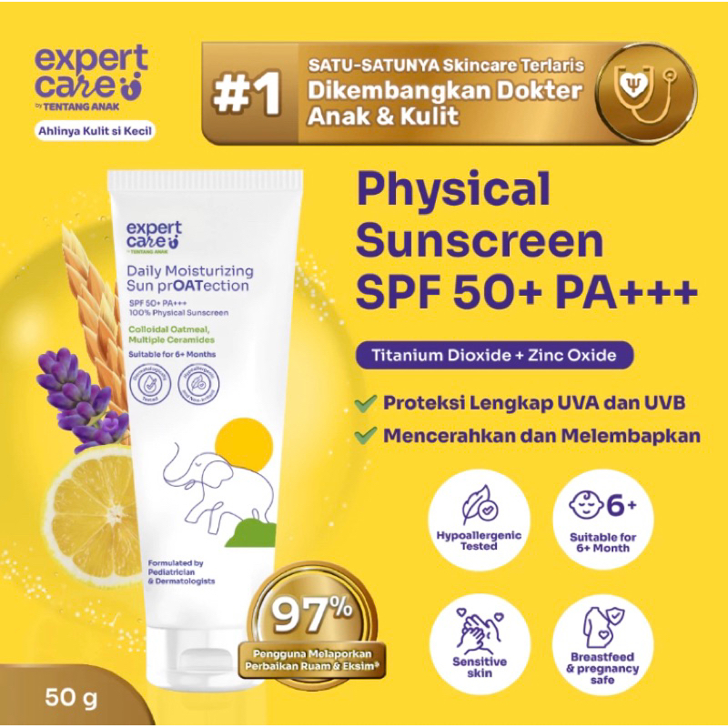 Jual Expert Care Physical Sunscreen SPF 50+ PA+++ | Sunscreen Anak ...