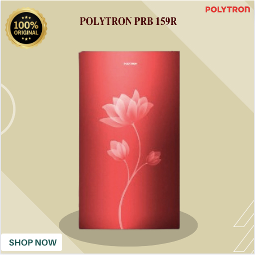 Jual KULKAS POLYTRON 1 PINTU METALLIC PRB 159R 150 LITER/PRB-159R/PRB ...