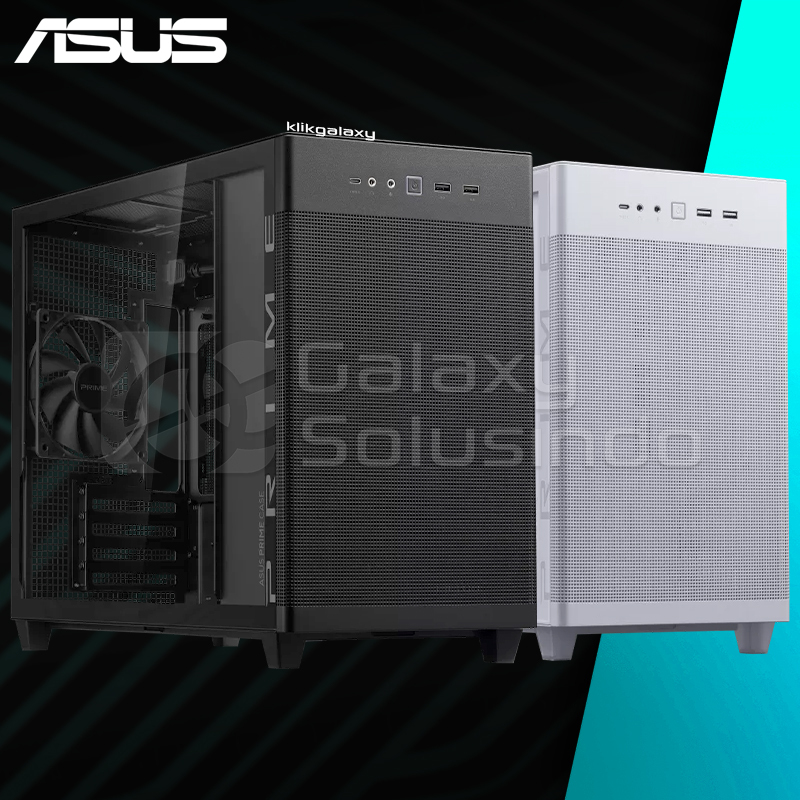Jual ASUS Prime AP201 Tempered Glass Side Panels M-ATX Case - Casing ...