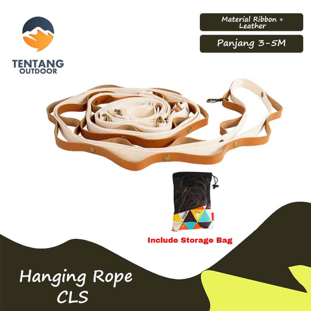 Jual Tali Gantung Camping Hanging Rope Clotheline Strap Hiking Outdoor ...