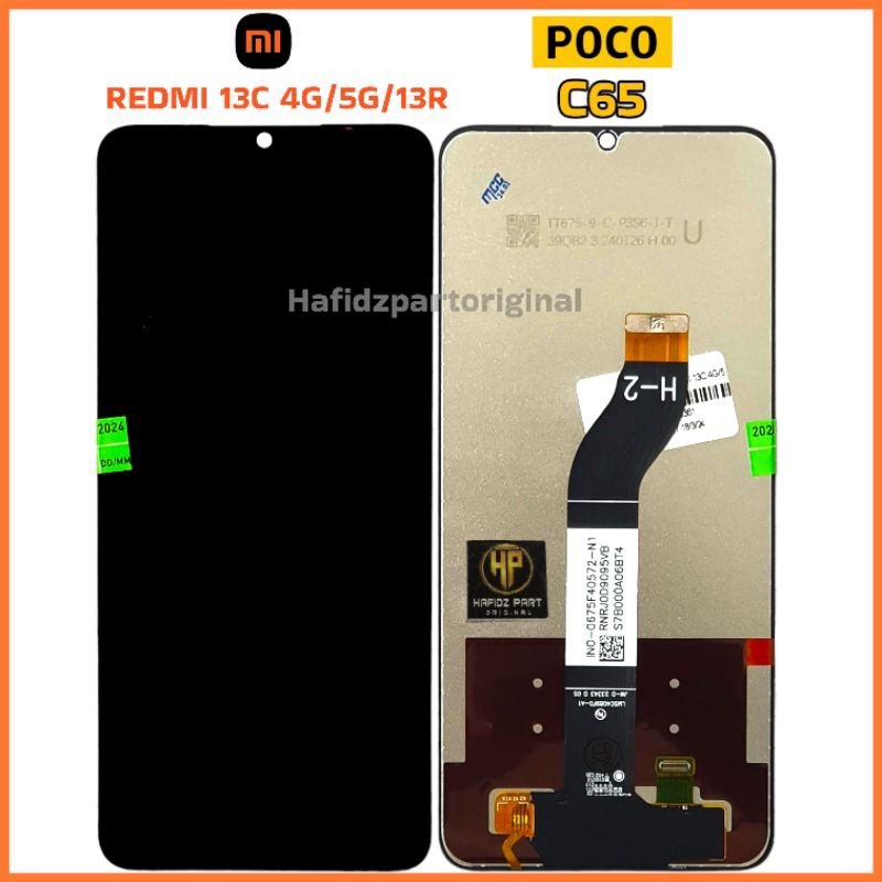 Jual lcd Touchscreen Xiaomi Redmi 13C 4G / 5G / 13R / Poco C65 FULLSET ...