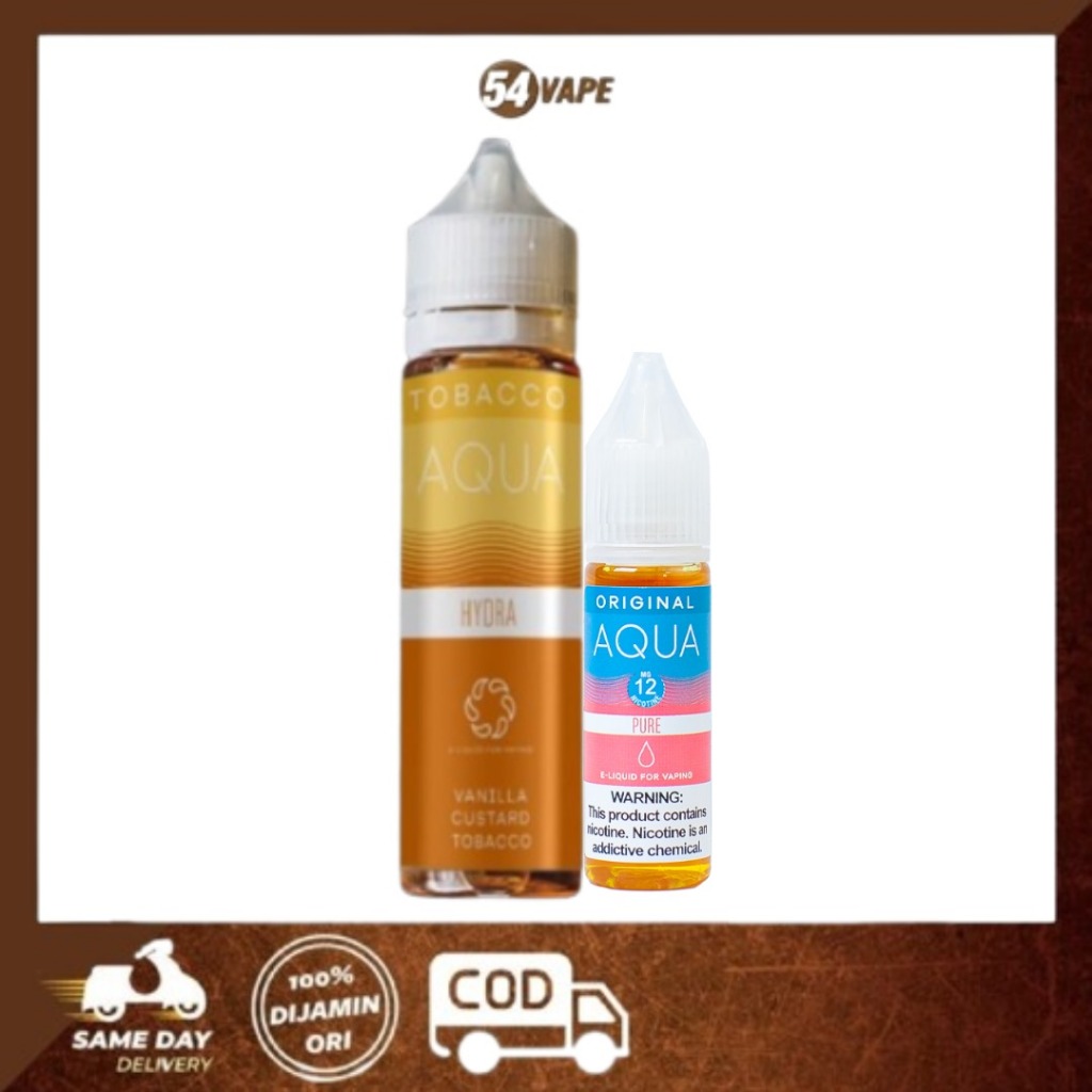 Jual Liquid Aqua Hydra 60ml + Saltnic 15ml | Shopee Indonesia