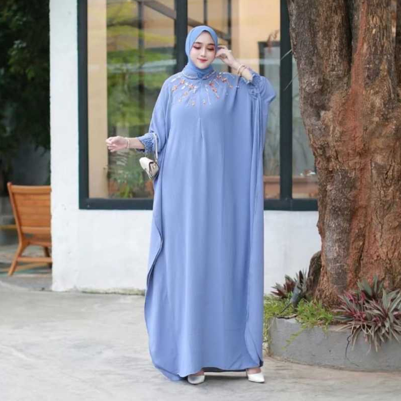 Jual Zaroh Kaftan Raya Series Peyet Crinkle Airflow | Shopee Indonesia