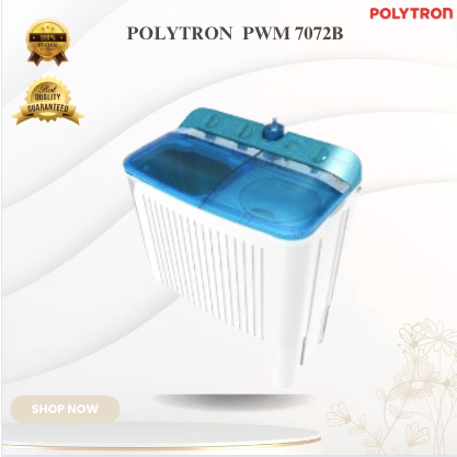 Jual POLYTRON Mesin Cuci 2 Tabung Primadona Giant PWM 7072B 7KG/PWM ...