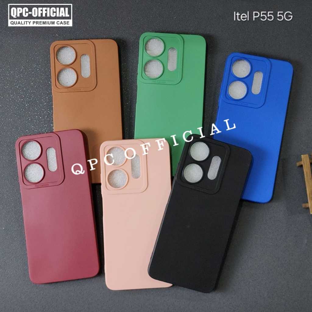 Jual Itel P55 5G Case Pro Kamera Case Slim BlackMatte Silikon Warna Case Itel P55 5G | Shopee ...