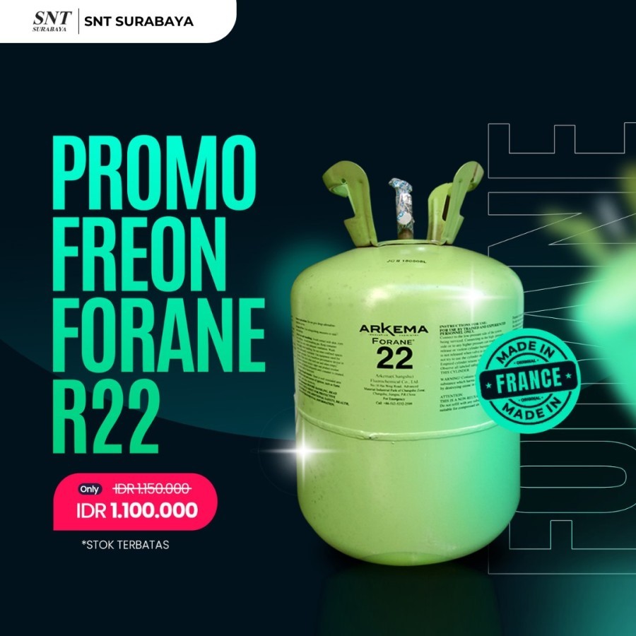 Jual Jual Freon R22 Forane Arkema R22 AC / Freon AC R22 FORANE Surabaya | Shopee Indonesia