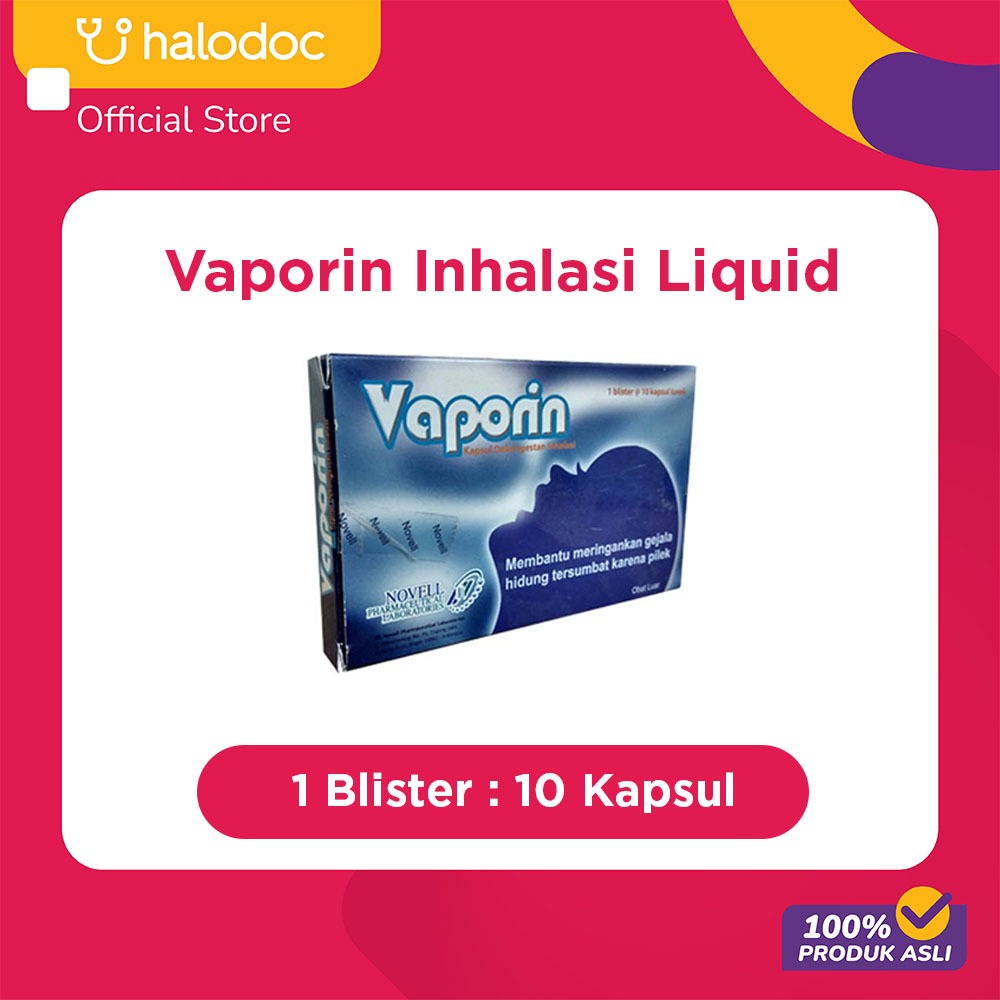 Jual Vaporin Inhalasi Liquid 10 Kapsul | Shopee Indonesia