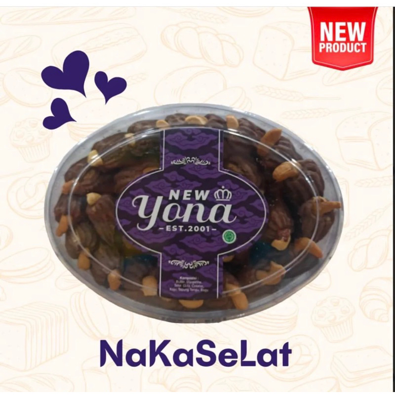 Jual New Yona Cookies Sweet Series Kue Kering Lebaran Bandung Putri ...