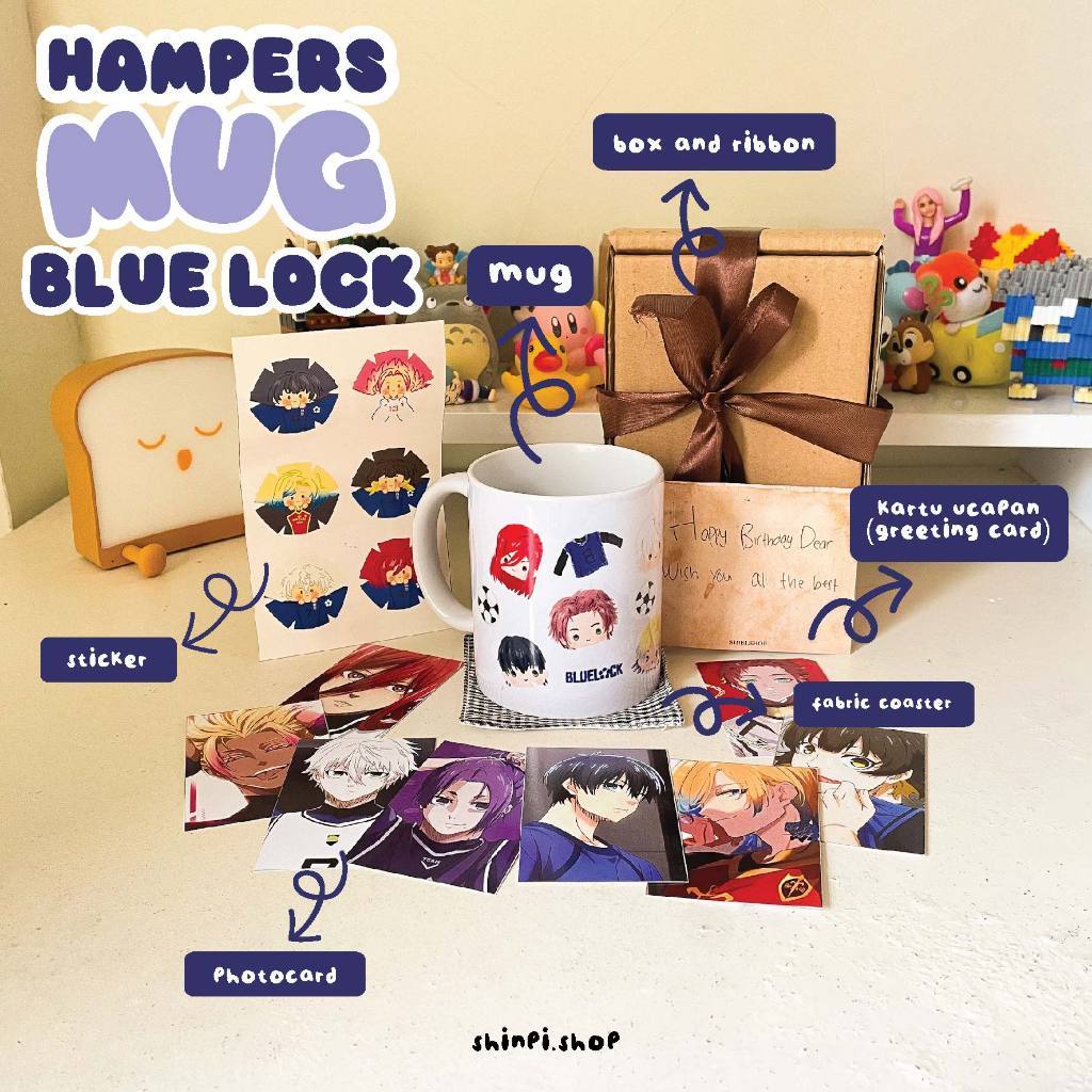 Jual HAMPERS MUG BLUE LOCK | KADO ULTAH WIBU WISUDA GIFTBOX ULANGTAHUN ...