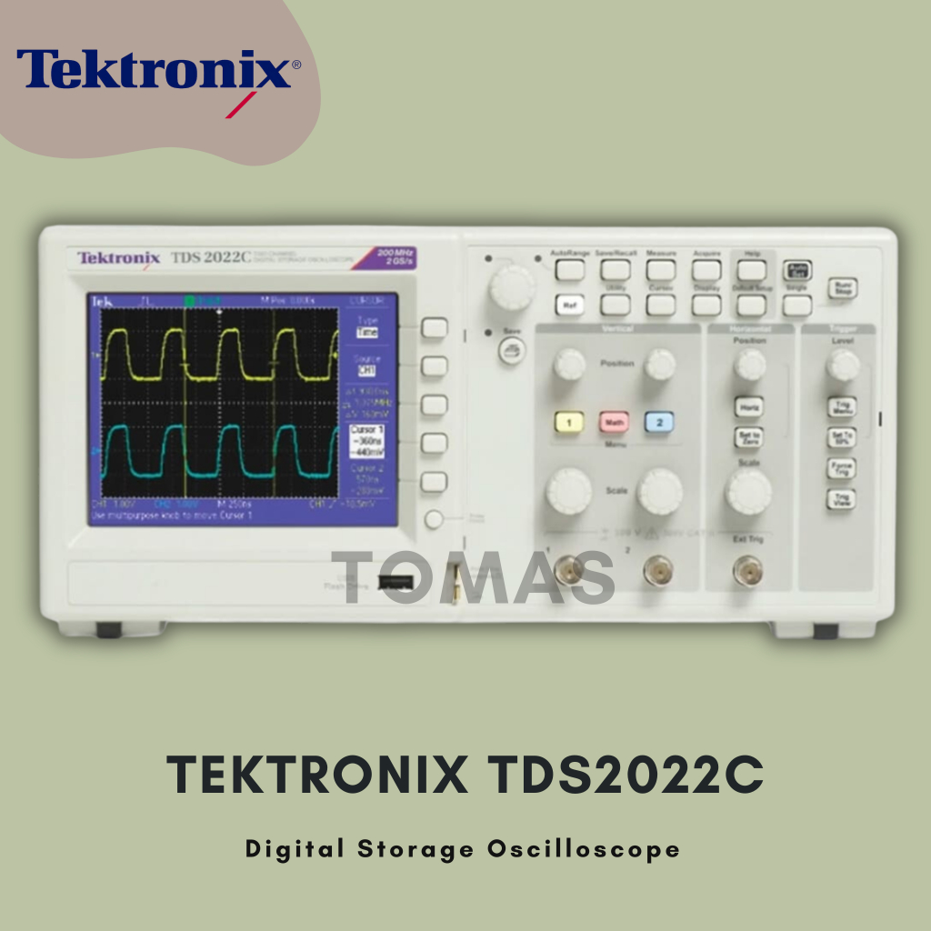 Jual Digital Storage Oscilloscope Tektronix Tds2022c 200 Mhz 2 Ch 2 Gs S Shopee Indonesia