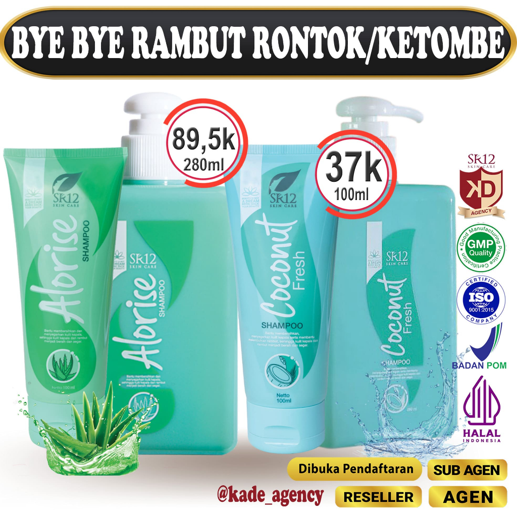 Jual FRESH SHAMPOO SR12 / SAMPO COCONUT AMPUH ATASI KETOMBE & SAMPO ...
