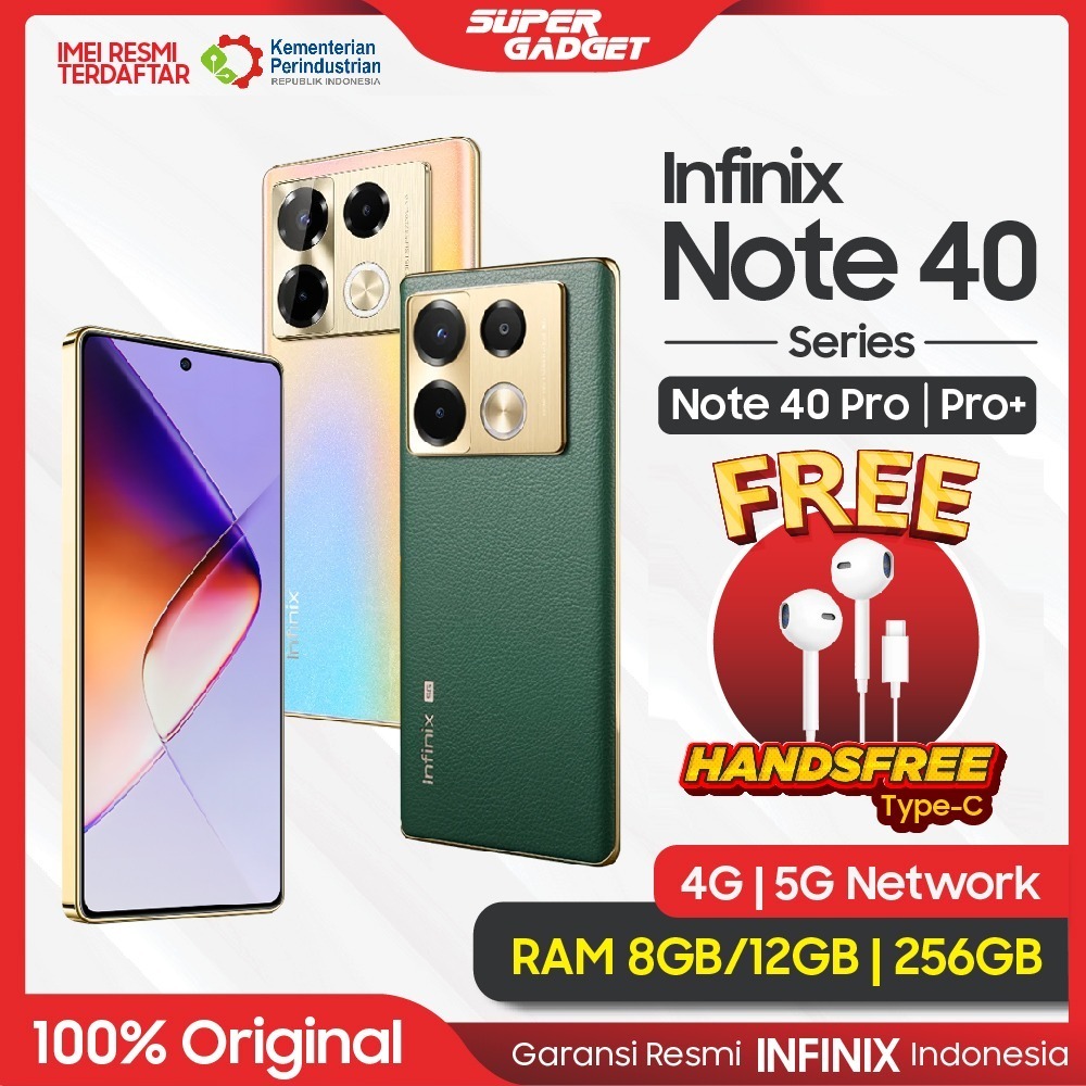 Jual Infinix Note 40 Pro Plus Pro+ 4G 5G 8/256 12/256 RAM 8GB 12GB ROM ...