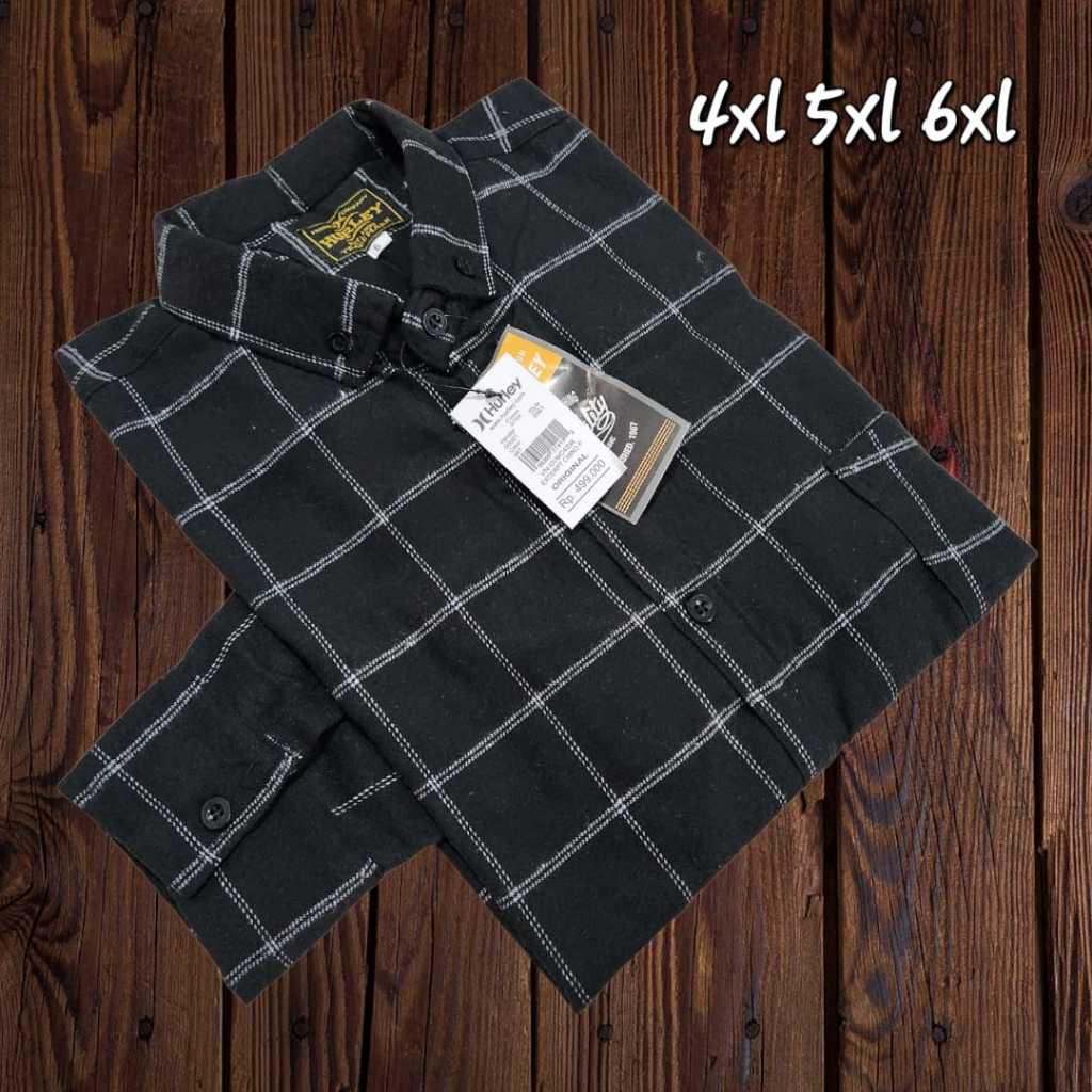 Jual Kemeja Flanel Jumbo Bigsize 4XL 5XL 6XL Pria Wanita Dewasa Impor Lengan Panjang Kualitas ...