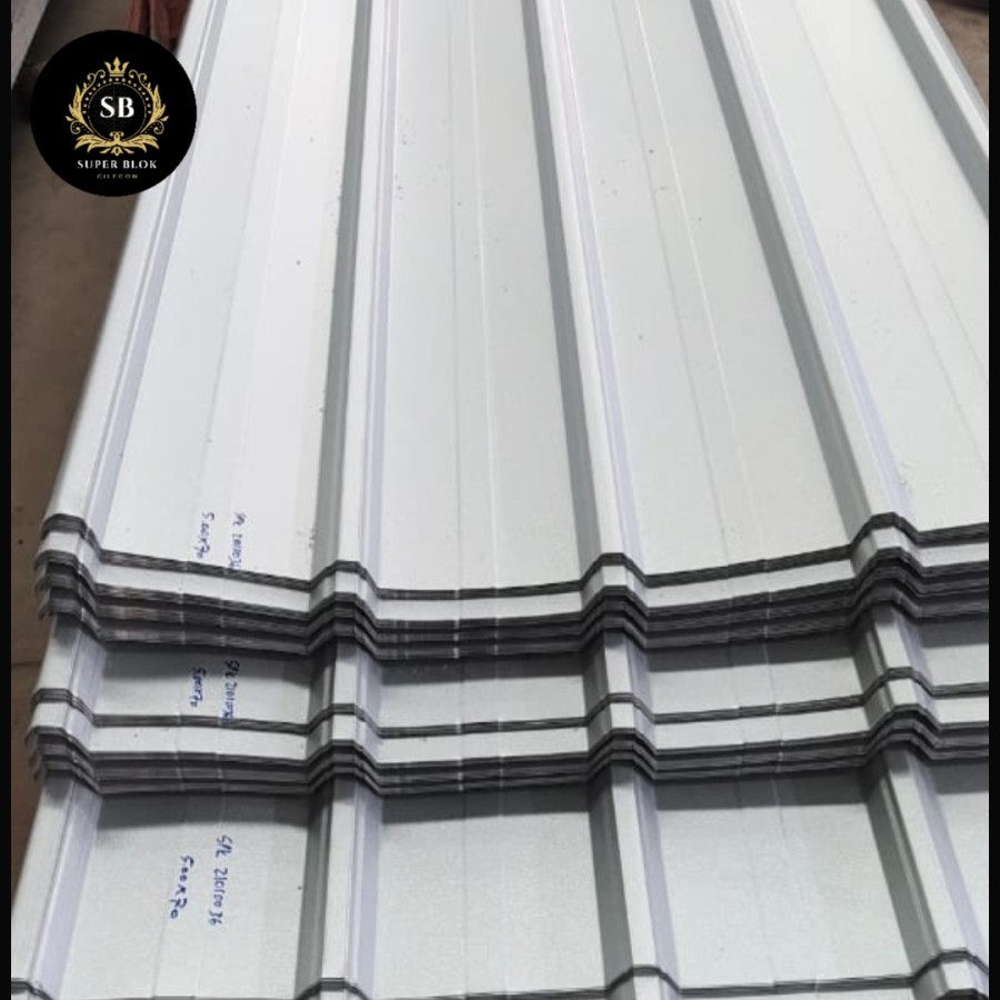 Jual Atap pvc / atap UPVC MASPION SINGLE LAYER.EFEKTIF 84CM (sejenis ...