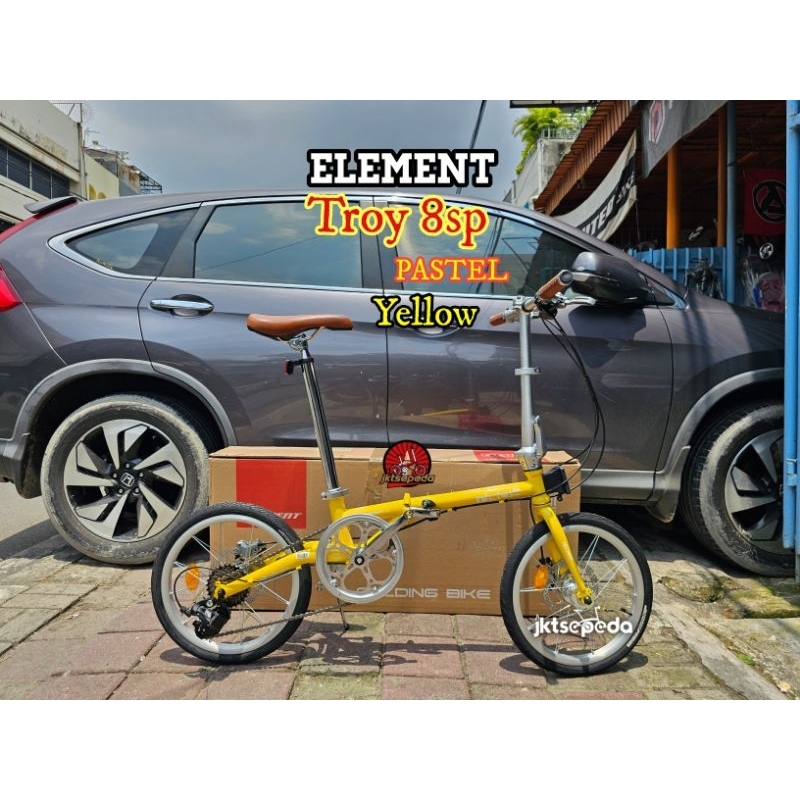 Jual Sepeda Lipat ELEMENT Troy 8sp Pastel | Shopee Indonesia