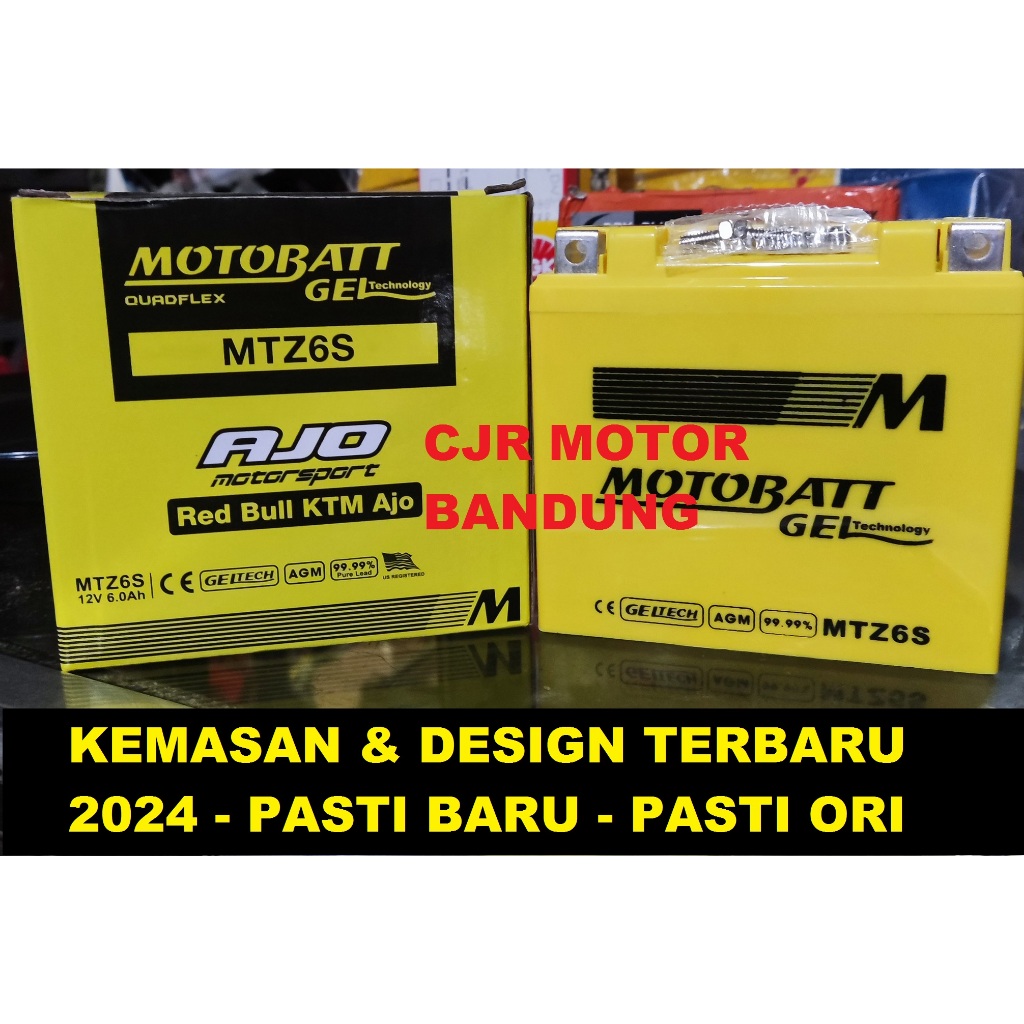 Jual MOTOBATT RESMI MTZ6S GTZ6V GTZ7S YTZ6V aki motor Vario 125 150 PCX ...
