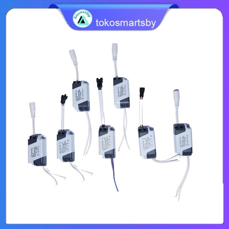 Jual Led Driver Lampu Downlight Panel 3 Watt 6 Watt 12 Watt 18 Watt 24 ...