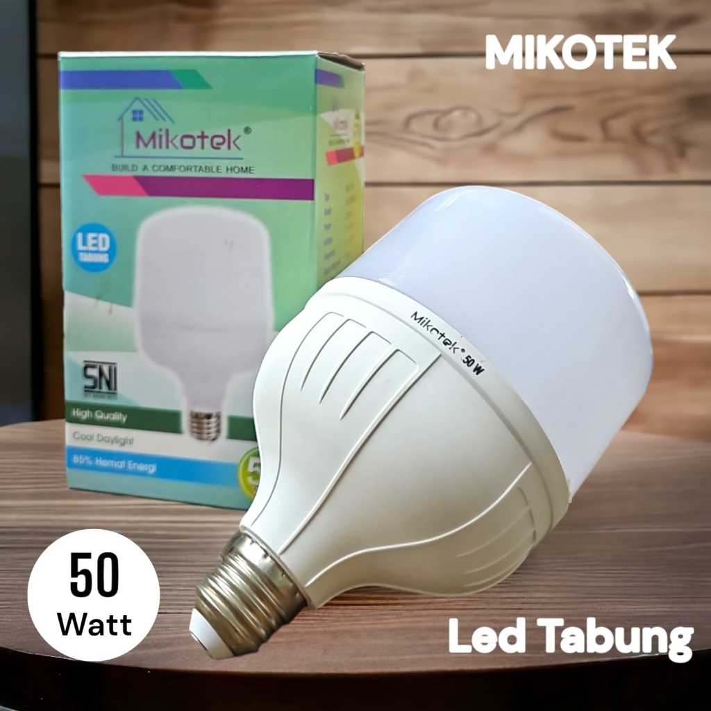 Jual MIKOTEK Lampu LED Tabung 50 Watt Cahaya 6500K Putih | Shopee Indonesia