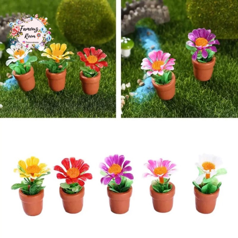 Jual Miniatur Bunga Matahari - Miniature Sun Flower Potted - Ornament ...