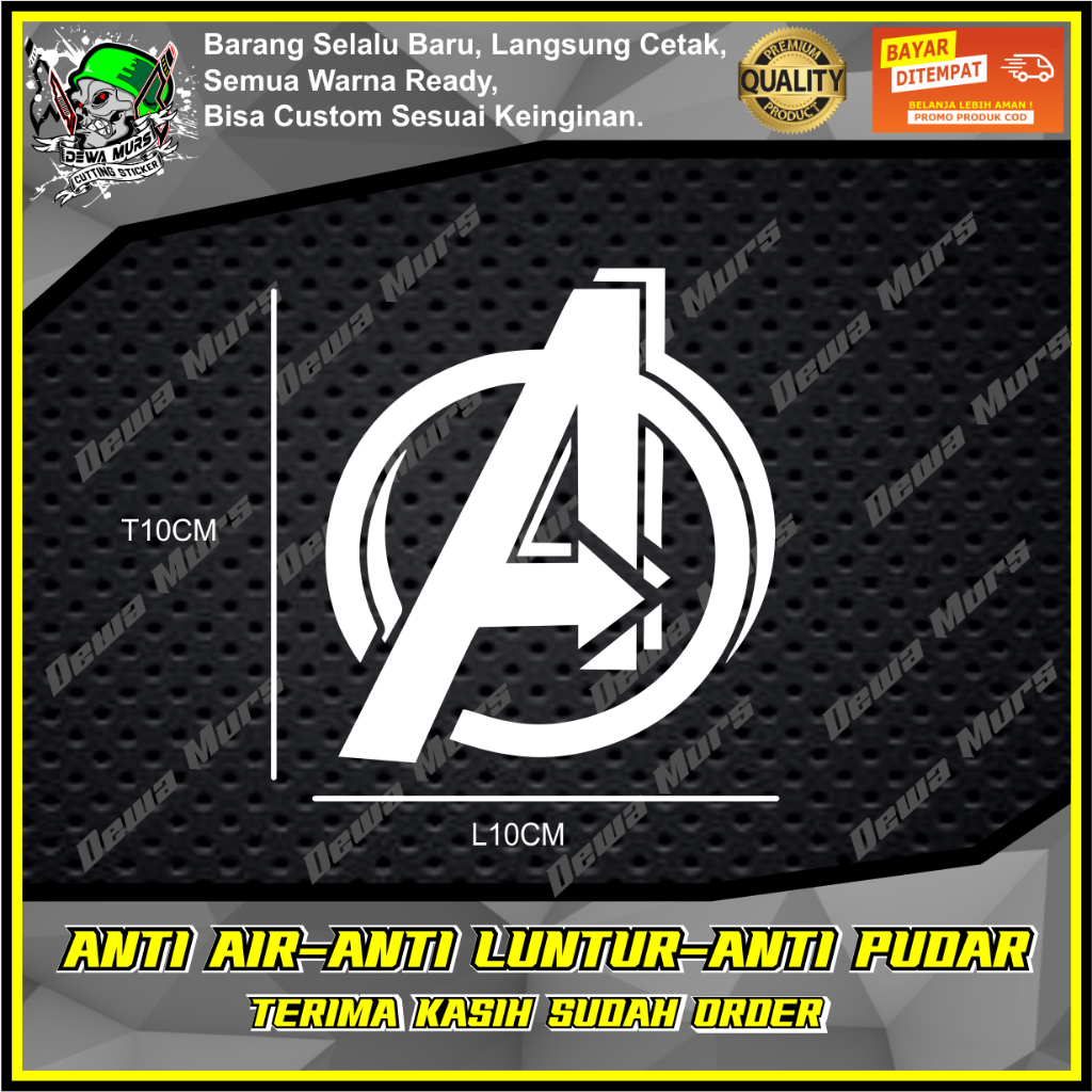 Jual Cutting Sticker logo A avengers | Shopee Indonesia