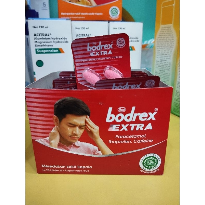 Jual Bodrex Extra - 1 strip 4 kaplet | Shopee Indonesia