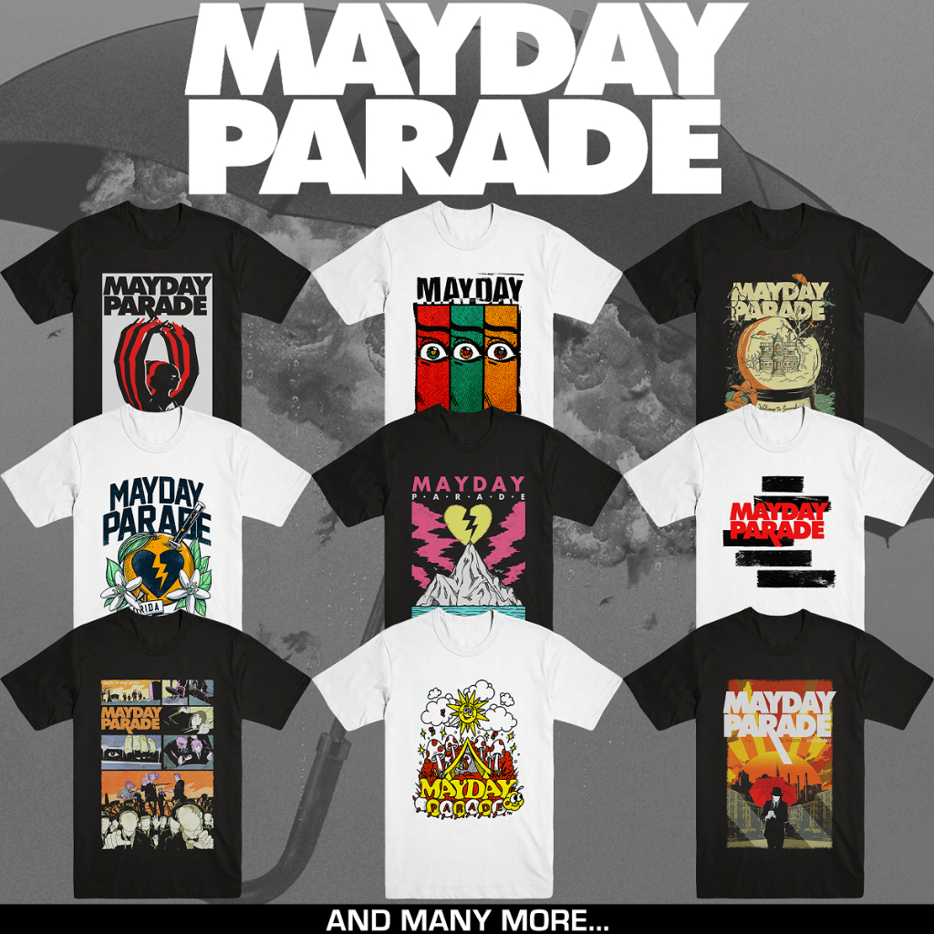 Jual MAYDAY PARADE | T-SHIRT BAND | POP PUNK | MERCHANDISE | Shopee ...