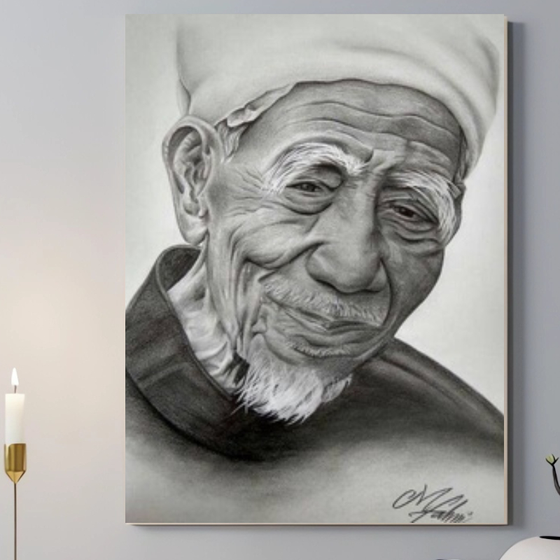 Jual Poster Kh Maimun Zubair Mbah Moen Hiasan Dinding Mdf | Shopee ...