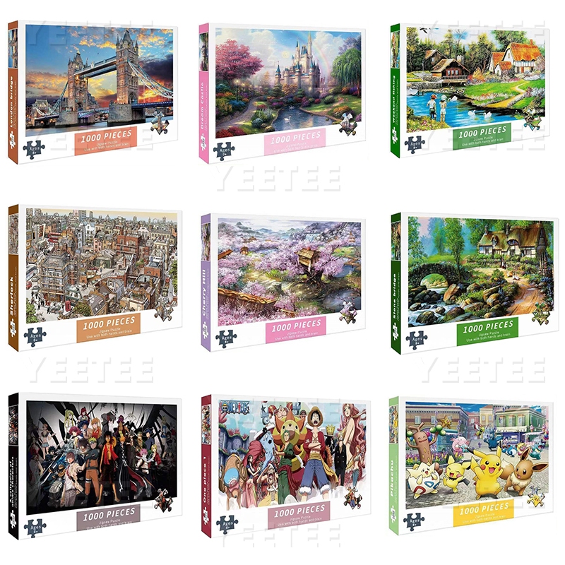 Jual Jigsaw puzzle 1000pcs paper puzzle / Puzzle JIGSAW 1000 PCS 50 x ...