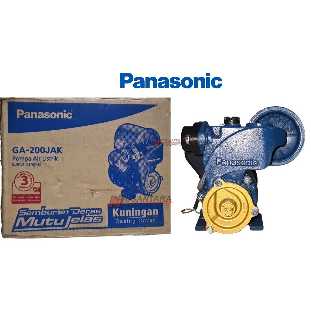 Jual pompa air sumur otomatis PANASONIC GA 200 JAK,water pump,pompa ...