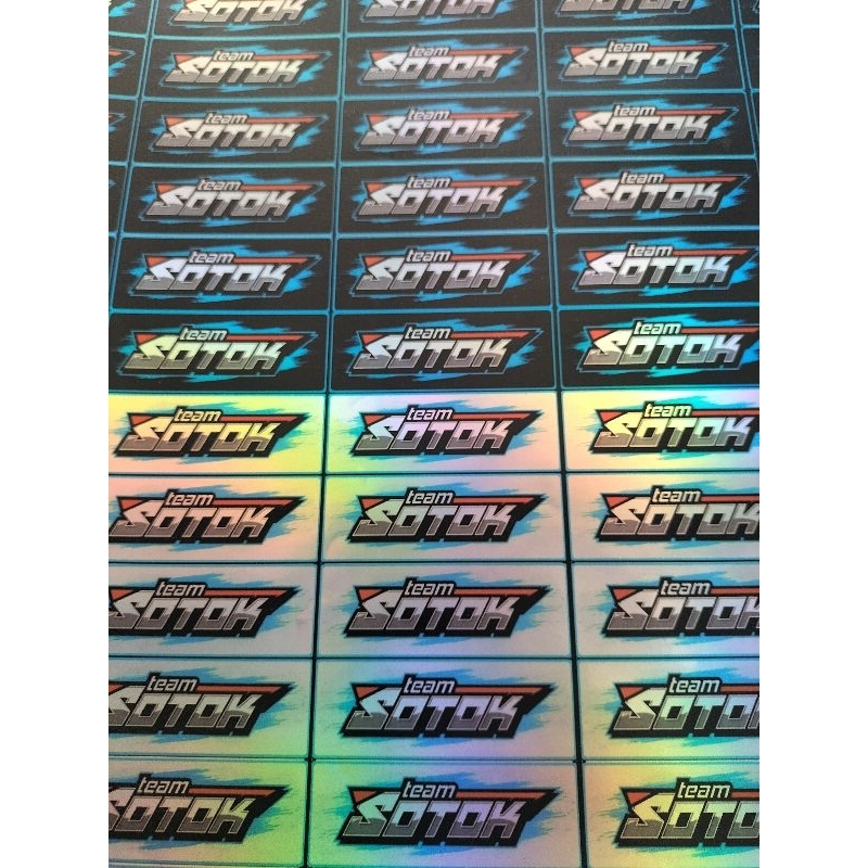 Jual Stiker Team Sotok isi 84 Biji Bahan Hologran | Shopee Indonesia