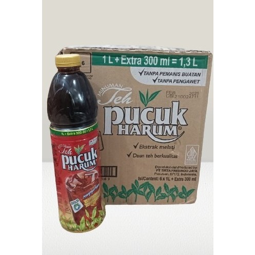 Jual 1 DUS TEH PUCUK HARUM 1300ML | Shopee Indonesia