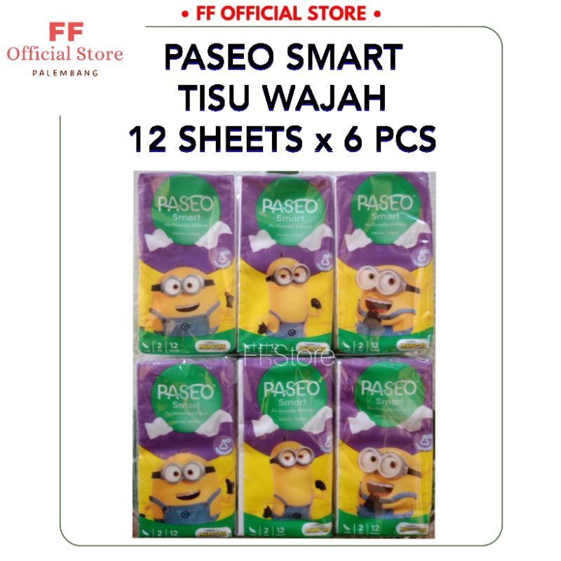 Jual PASEO SMART Tisu Wajah 12 Sheet 2 Ply | Shopee Indonesia