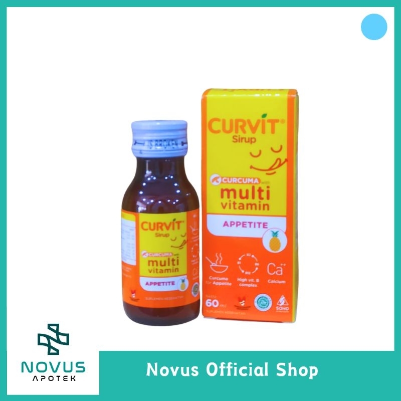 Jual CURVIT Sirup Curcuma With Multivitamin 60 ml - Curcuma Syrup ...