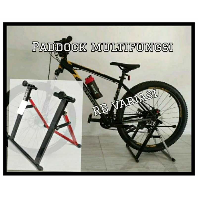 Jual paddock standar sepeda mtb fixie lipat bisa dinaiki / trainer ...