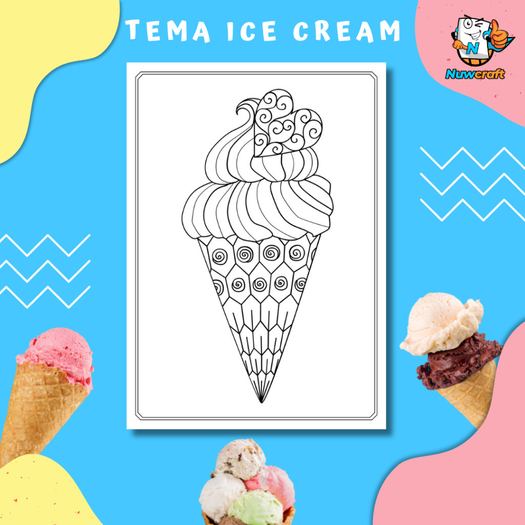 Jual Nuwcraft KERTAS MEWARNAI / COLORING / KERTAS GAMBAR / MEWARNAI ICE ...