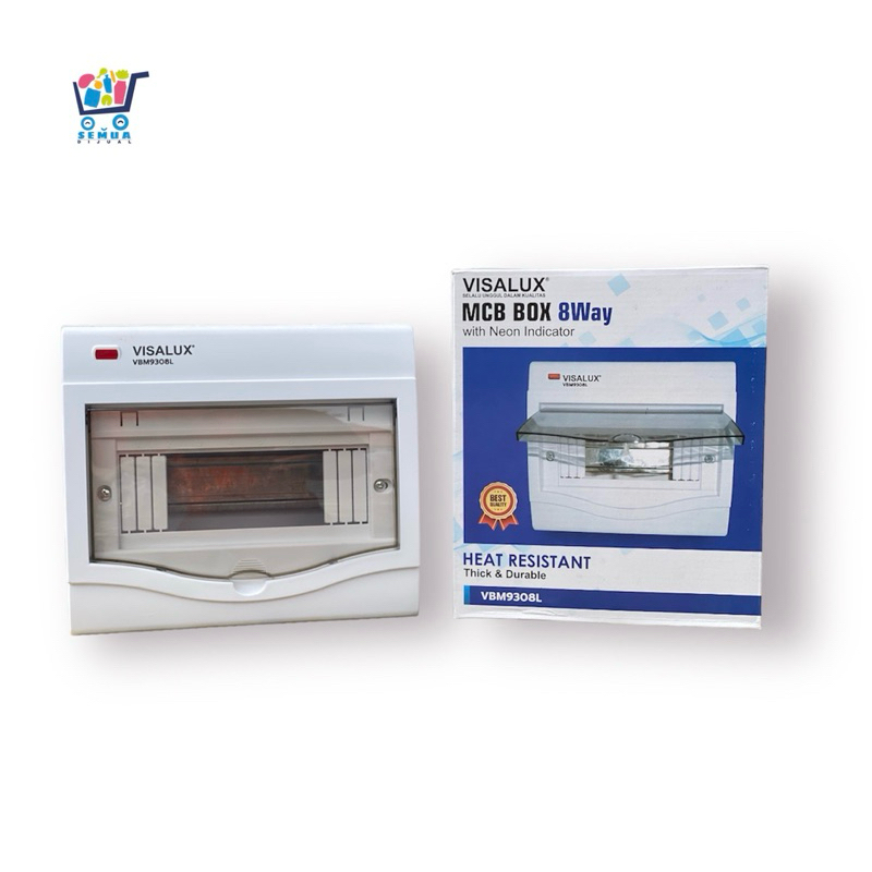 Jual Box MCB 8 Group Visalux bisa buat 1 sampai 8 groub Inbow/Outbow Tempel/Tanam | Shopee Indonesia