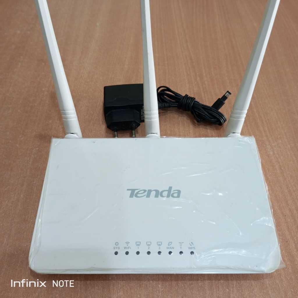 Jual TENDA F3 N300 WIRELESS N300 EASY SETUP ROUTER (SECOND NORMAL ...