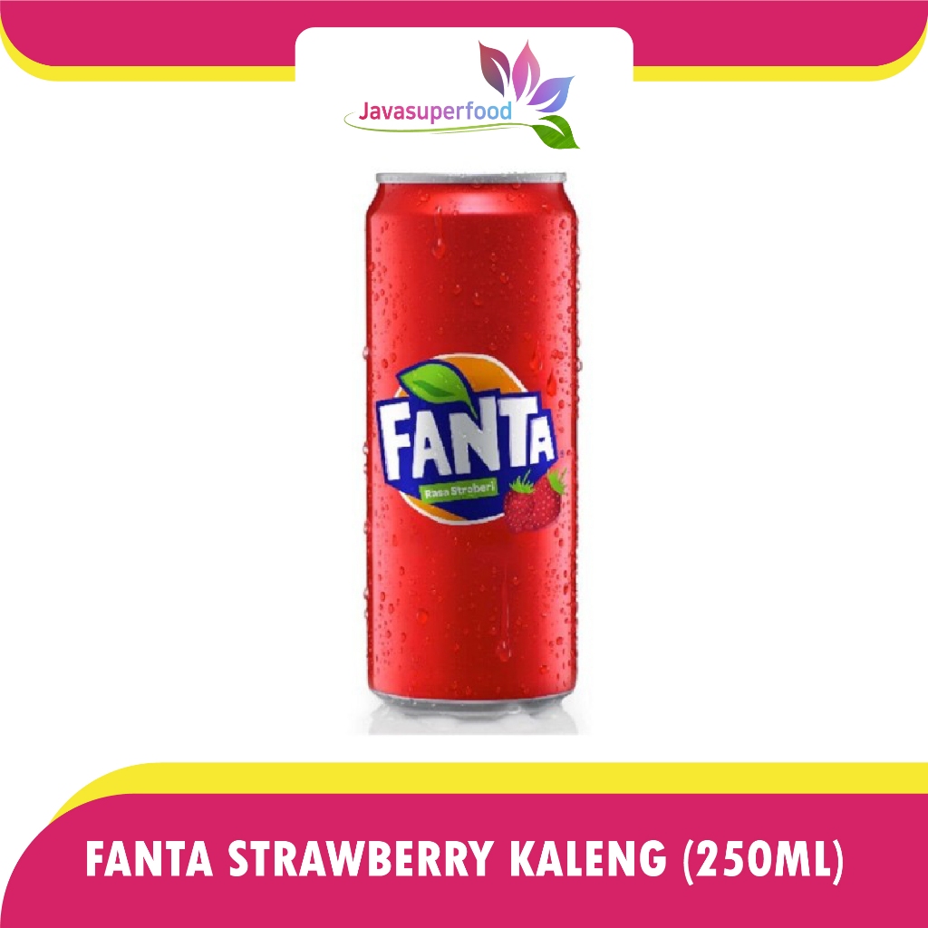 Jual FANTA STRAWBERRY KALENG 250ml | Shopee Indonesia