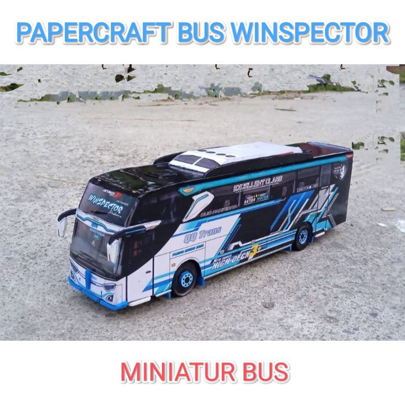 Jual PAPERCRAFT BUS WINSPECTOR | Miniatur bus | Shopee Indonesia