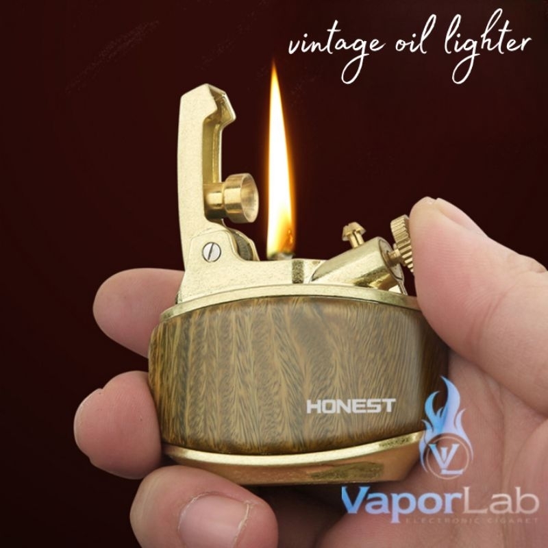 Jual korek api classic sumbu minyak vintage oil lighter gift box HONEST ...