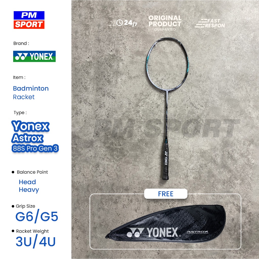Jual RAKET BADMINTON / BULUTANGKIS YONEX ASTROX 88S PRO 88 S NEW GEN ...