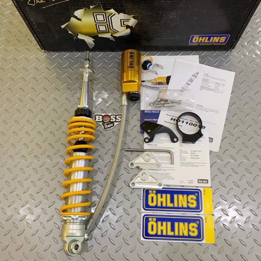 Jual Shock Tabung Ohlins YA Series Rear Vespa Sprint Primavera | Shopee ...